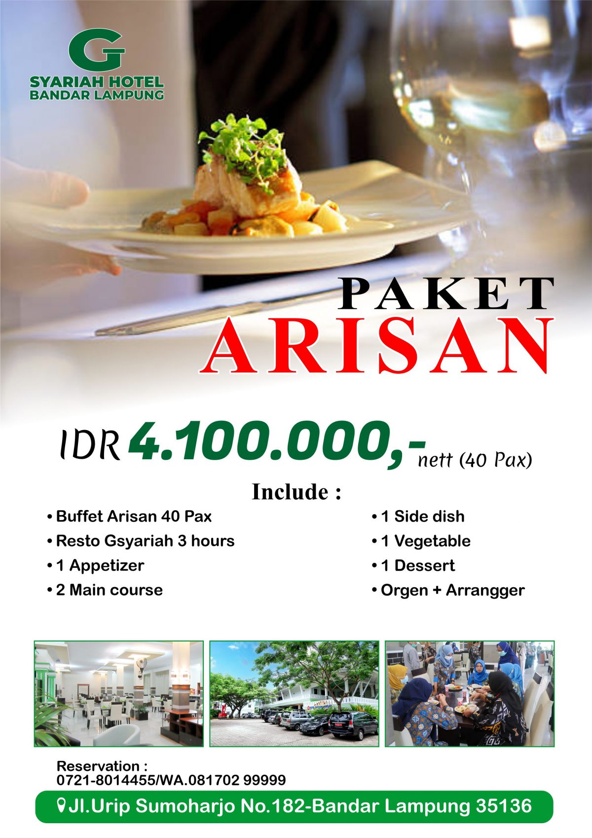 PAKET ARISAN – G Syariah Hotel
